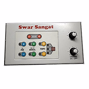 SWAR-SANGAT FULL METAL BODY INDIAN DIGITAL TANPURA RAAGINI RANJANI DRONE WITH CLASSIC KNOB CONTROLS. USA POWER ZONE
