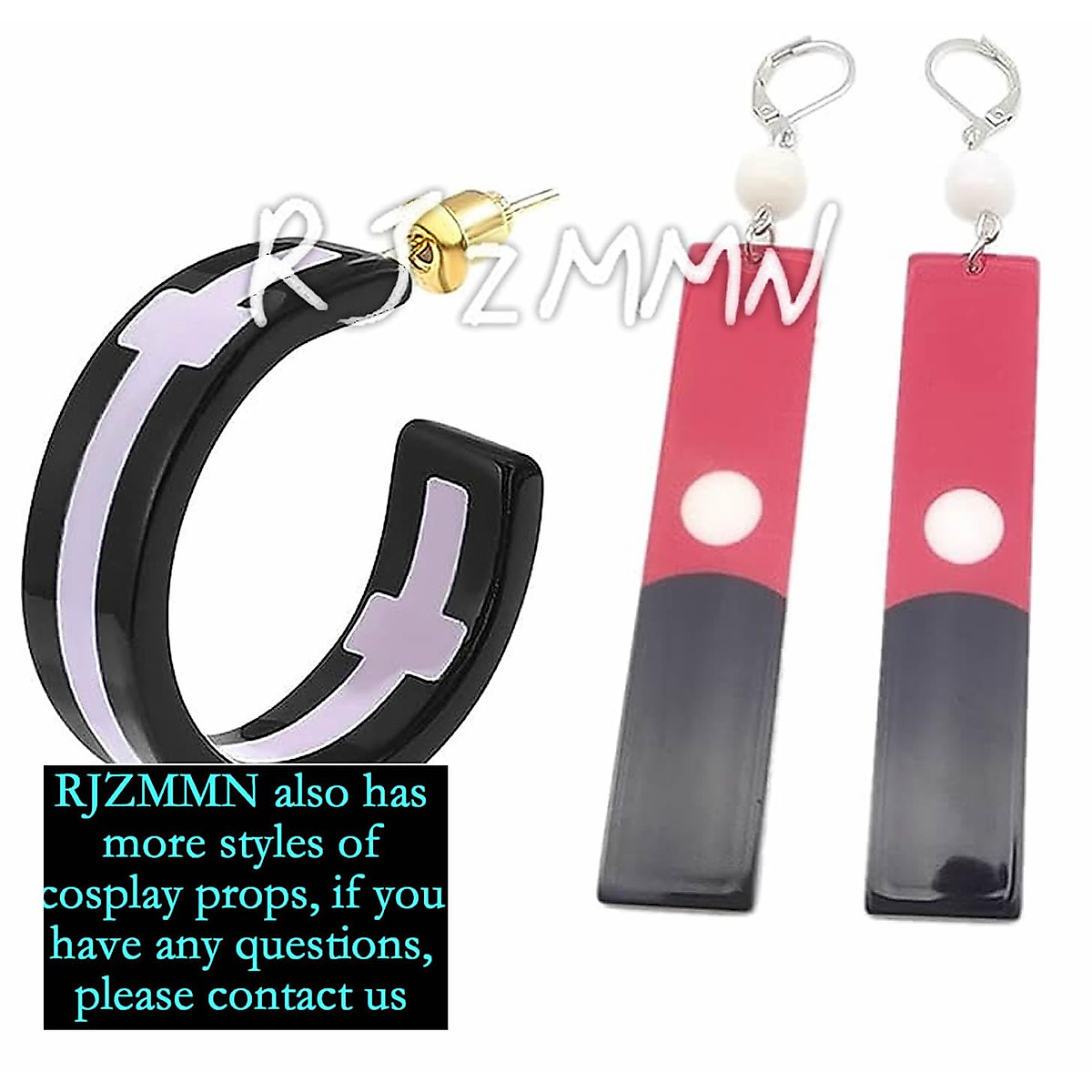RJZMING Izana Earrings Tokyo Revengers and Takashi Mitsuya Earring Tokyo Revengers Cosplay Costume Acrylic Alloy Earrings, Small