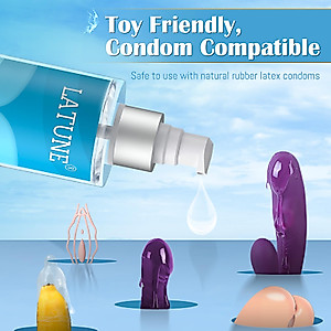 8.5 oz Water Based Lube - Mild Personal Lubricant, Condom Compatible Lube, Water Based Lube Personal Lubricant for Men, Women, and Couples