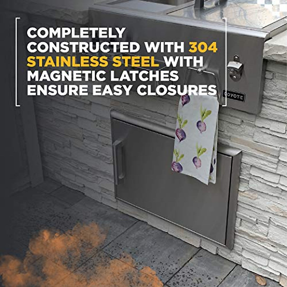 Coyote Single Access Door, Horizontal, 14 Inch x 20 Inch - CSA1420