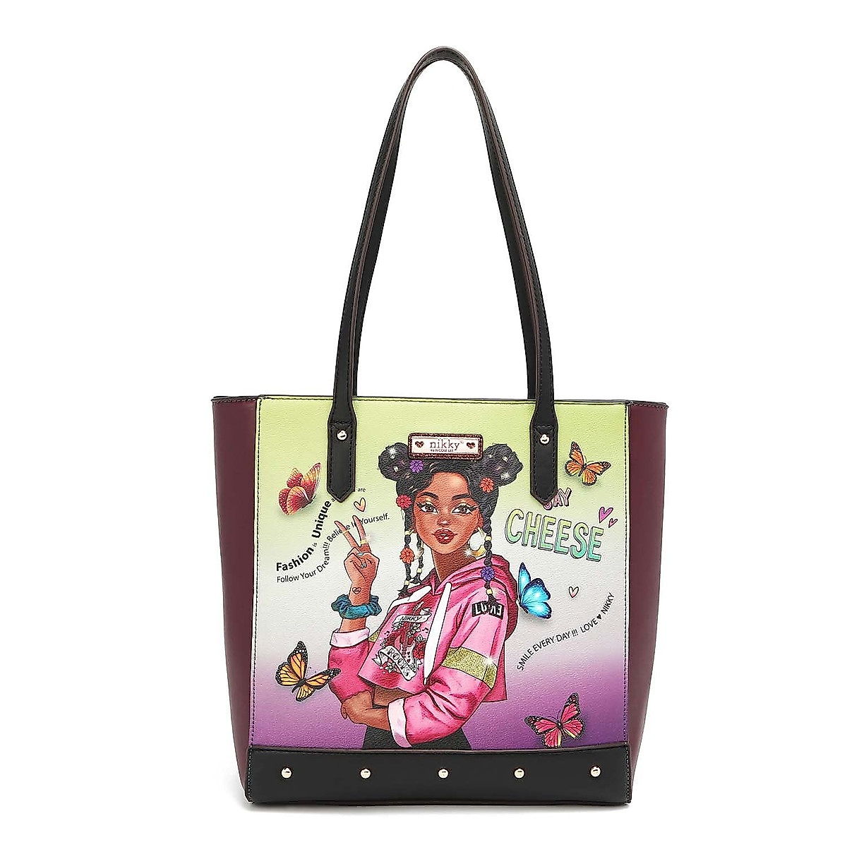 Nikky Alyssa Dreams Future Tote Bag 3 Pc Set