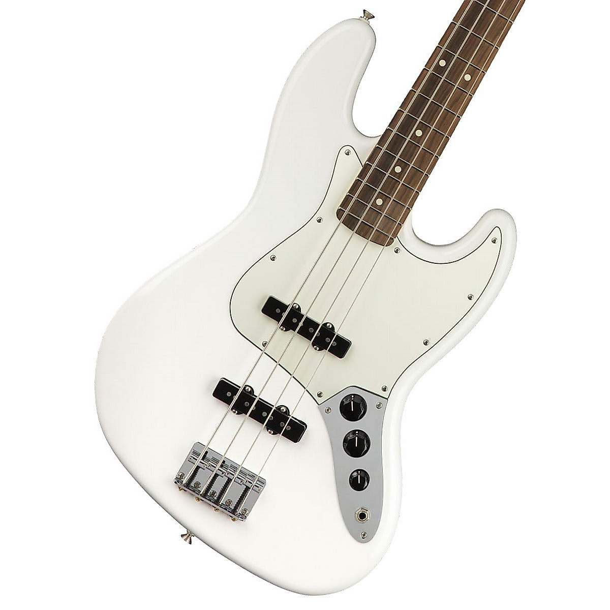 Fender Player Jazz Bass, Polar White, Pau Ferro Fingerboard