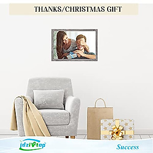 Natural 12x18 Frame Rustic Grey, Retro 18x12 Picture Frame, Gray 12 by 18in Canvas Poster Frame, Large Gallery Concert Portrait Photo Frame, Anniversary/Wedding/Birthday/Thank you/Christmas Gift