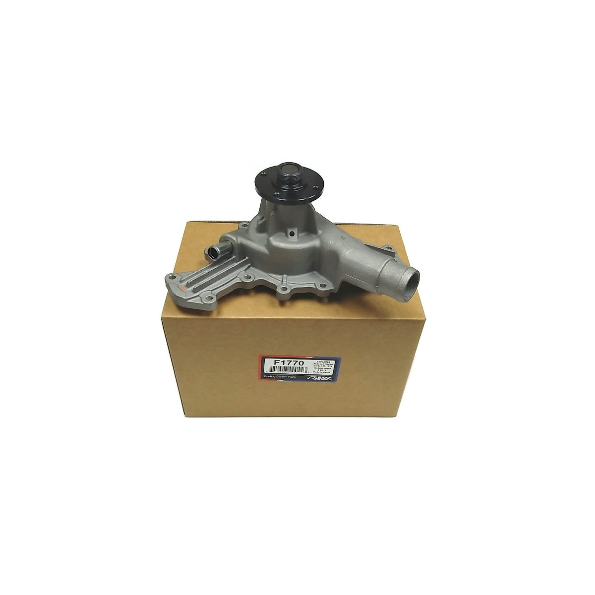 OAW F1770 Engine Water Pump [2-Hose Outlet] for 90-97 Ford Aerostar, 91-00 Ford Explorer, 90-01 Ford Ranger, 94-00 Mazda B4000 V6 4.0L OHV VIN X (Will not fit SOHC Engine)