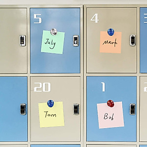 LOVIMAG Push Pin Magnets, 120 Pack 8 Colors Refrigerator Magnets, Colorful and Practical Fridge Magnets, Perfect for Whiteboard Magnets, Office Magnets, Map Magnets