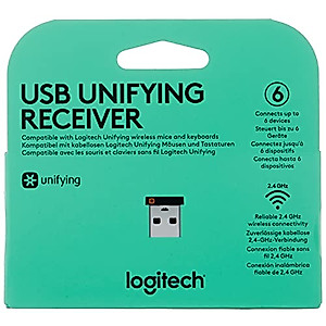 Logitech USB Unifying Receiver - Black