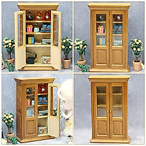 Abaodam Vertical Bookcase Model Mini Study Bookcase Mini Study Book Shelf Vertical Cabinet Model Mini Study Book Miniature Bookcase
