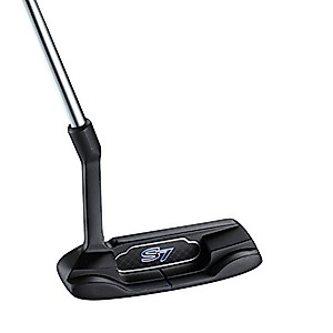 18 Piece Men's Complete Golf Club Package Set With Titanium Driver, #3 & #5 Fairway Woods, #4 Hybrid, 5-SW Irons, Putter, Stand Bag, 4 H/C's (Blue, Regular Size)