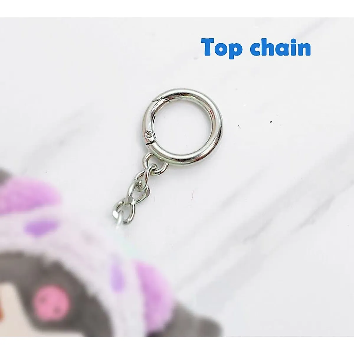 SARISP Plush Toys, The New Kawaii Plush Toy Cute Kuromi Cinnamoroll My Melody Figure Girl Toy Plush Keychain Plush Toy Plush Doll Pendant Girls Gift（Purple）