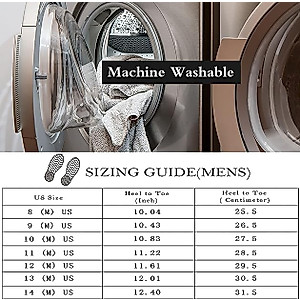 MIXIN Slippers for Men House Shoes Moccasin with Comfortable Memory Foam Indoor Outdoor black 11