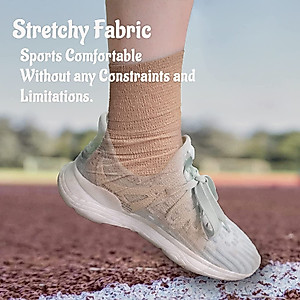 24 Pack Self Adherent Cohesive Bandage Wrap, 4” x 5 Yards Stretch Non Woven Self Adhesive Tape - Skin Colour Athletic Elastic Bandage for First Aid Medical, Sports, Ankle, Wrist Sprains