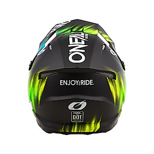 O'Neal 3SRS Helmet Adult Voltage Black/Green Medium