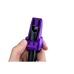 RAEIND Magazine Speedloader for M&P Shield, Springfield XD-S, Ruger LCP, Sig 938, All Colt 1911 for MAGS 3/8" to 5/8" ONLY, 9mm, 40, 45 ACP Pistols (RAE-702) (Purple)