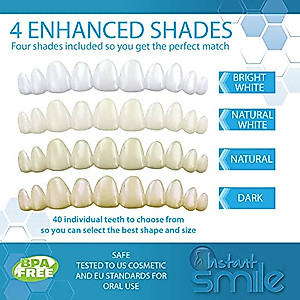 Complete Your Smile Tooth Replacement Kit DELUXE PACK - Includes Patented Complete Your Smile Tooth Replacement Kit and Jar of Instant Smile Replacement Beads