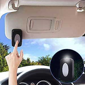 Baby Car Mirror with Light Innokids Dual Mode LED Lighting by Remote Control Clear View of Infant in Rear Facing Back Seat While Night Driving (Black)
