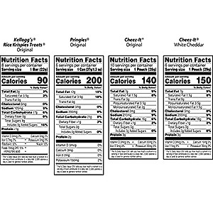 Kellogg's Mega Variety Pack (MVP) Snacks, Lunch Snacks, Office and Kids Snacks, Variety Pack, 30.1oz Box (30 Snacks)