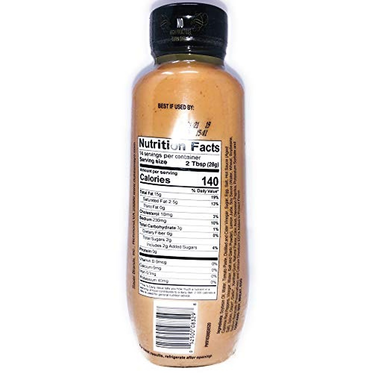 Duke's Mississippi Comeback Southern Sauce 14 oz