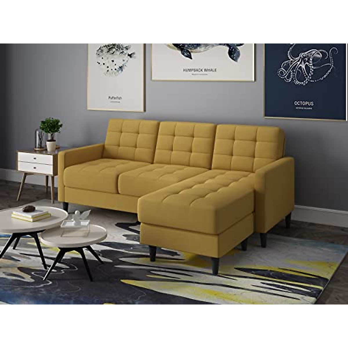Gold Sparrow Ashland Sectional, Honey