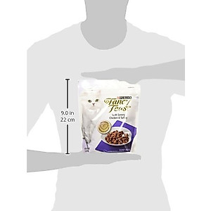 Purina Fancy Feast Gourmet Cat Food (2) Flavor Variety Bundle: (1) Ocean Fish & Salmon and Accents of Garden Greens, and (1) Savory Chicken & Turkey, 16 Ounces Each