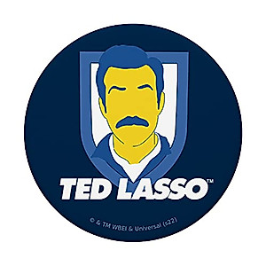 Ted Lasso Silhouette with Logo PopSockets Swappable PopGrip