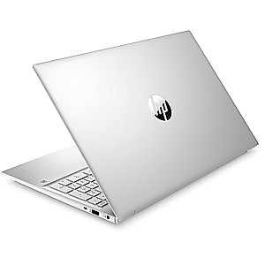 HP Newest Pavilion Laptop, 15.6" Full HD Screen, AMD Ryzen 7 5700U Processor, 64GB RAM, 1TB SSD, Backlit Keyboard, Wi-Fi 6, FP Reader, HDMI, Bluetooth, Windows 11 Home, Silver