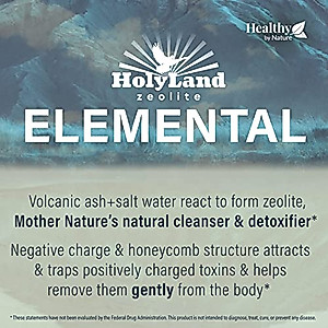 HolyLand Zeolite Cleanse | Zeolite Detox Powder (400 Gram Value Size) | Natural, Activated Clinoptilolite - Supports Energy, Mental Focus, pH Balance, Immune Defense, & Optimal Gut Health