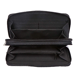 Elephant Rhinestone Studded Western Style Concealed Carry Purse Handbag Women Shoulder Bag Wallet Set (Black Set)