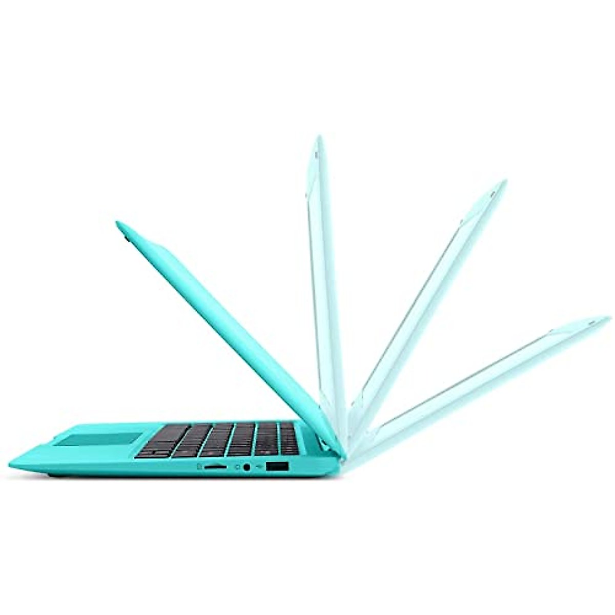 Laptop Computer- 10.1" Inch Kids Laptop Computer Powered by Android 7.1.1 -Quad Core Processor- 2+32gb ROM-Bluetooth-HDMI-WiFi- Blue