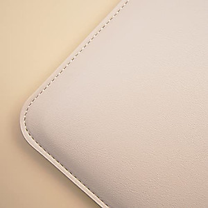 Benfan Slim Laptop Sleeve 13 Inch Compatible with New MacBook Air 13/ MacBook Pro 13 Color White