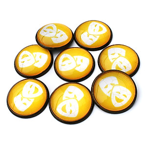 Dahan Dice D&D Tokens - Inspiration Counters for Dungeons and Dragons (Bardic Inspiration)