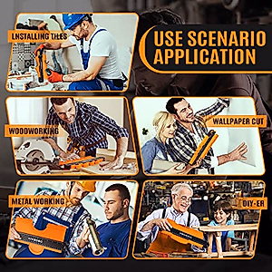 DODOWIN Contour Gauge Profile Tool, Men Gifts for Dad Husband Boyfriend Grandpa, Shape Duplicator Flooring Tools for DIY Tile Laying Woodworking, Anniversary Birthday Gift Ideas for Him, Cool Gadgets