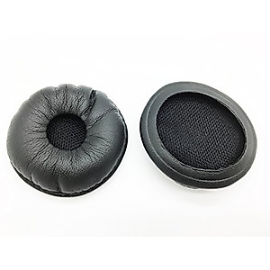 Leatherette Ear Pads 87229-01 by AvimaBasics | Compatible with Plantronics W740 W745 W440 W445 CS540 CS545 C565 BlueParrott B250-XT XTS VXI - Premium Quality Cushions Earpads - 2pcs