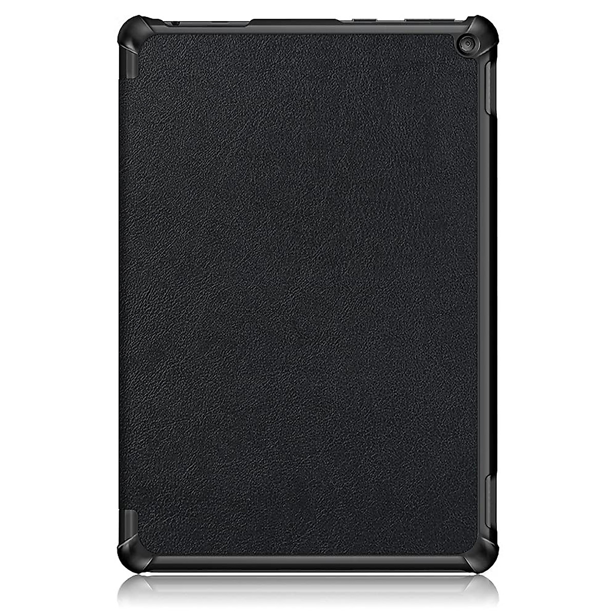 EpicGadget Case for Amazon Fire HD 10 / Fire HD 10 Plus (11th Generation, 2021 Released) - Lightweight Tri-fold Stand Auto Wake/Sleep Folio Cover Case + 1 Screen Protector and 1 Stylus (Black)