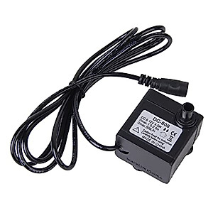 Eioflia Mini Water Pump Waterproof Small Sinking Pump Low Noise Garden House Watering Tool DC 6-12V 5W.