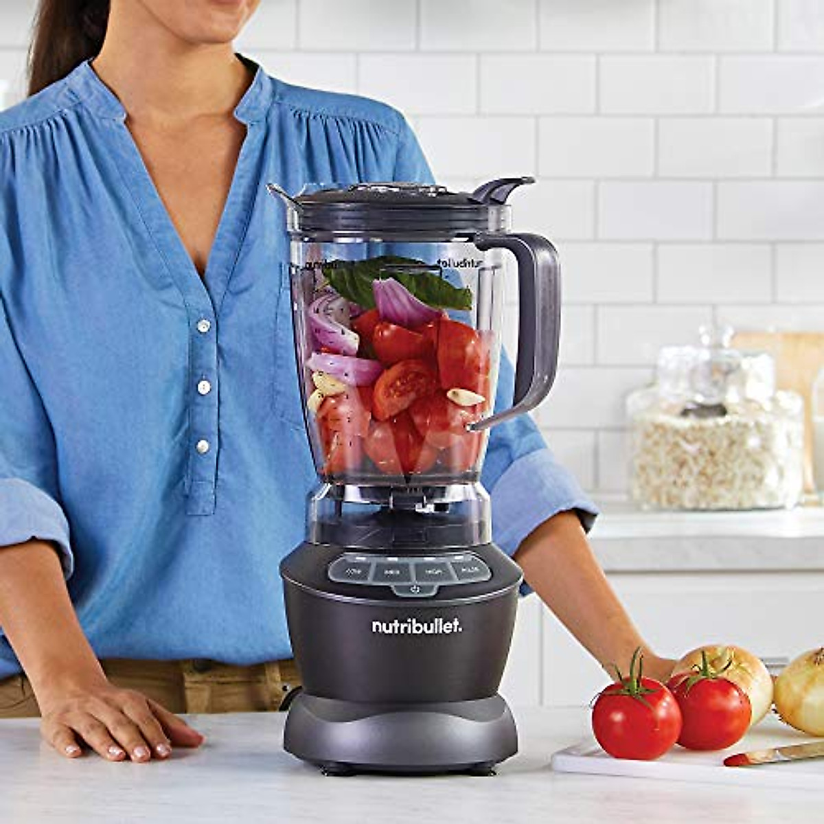 NutriBullet ZNBF30400Z Blender 1200 Watts, 1200W, Dark Gray
