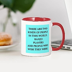 CafePress Banjo Mug Ceramic Coffee Mug, Tea Cup 11 oz