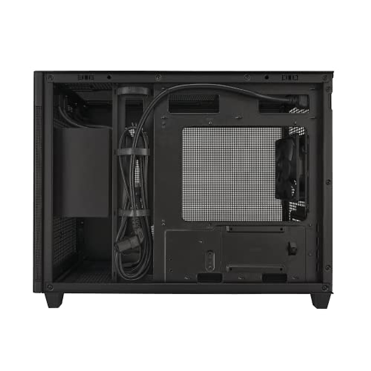 ASUS Prime AP201 33-Liter MicroATX Black case with Tool-Free Side Panels and a Quasi-Filter mesh, with Support for 360 mm Coolers, Graphics Cards up to 338 mm Long, and Standard ATX PSUs