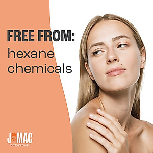 J MAC BOTANICALS Organic Castor Oil, Cold Pressed (16 oz) BPA Free, Castor hexane free, for face, skin, eyelashes, Certified USDA Organic