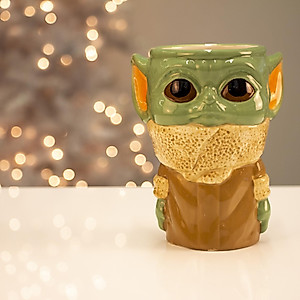 Star Wars Collector's Item, Grogu Mug with Hot Chocolate Mix, Mandalorian Inspired Drinking Goblet with Cocoa, Gift Set, 1 Ounce Packet