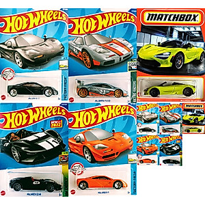 Hot Wheels Matchbox McLaren 5 Car Bundle Set Version 2
