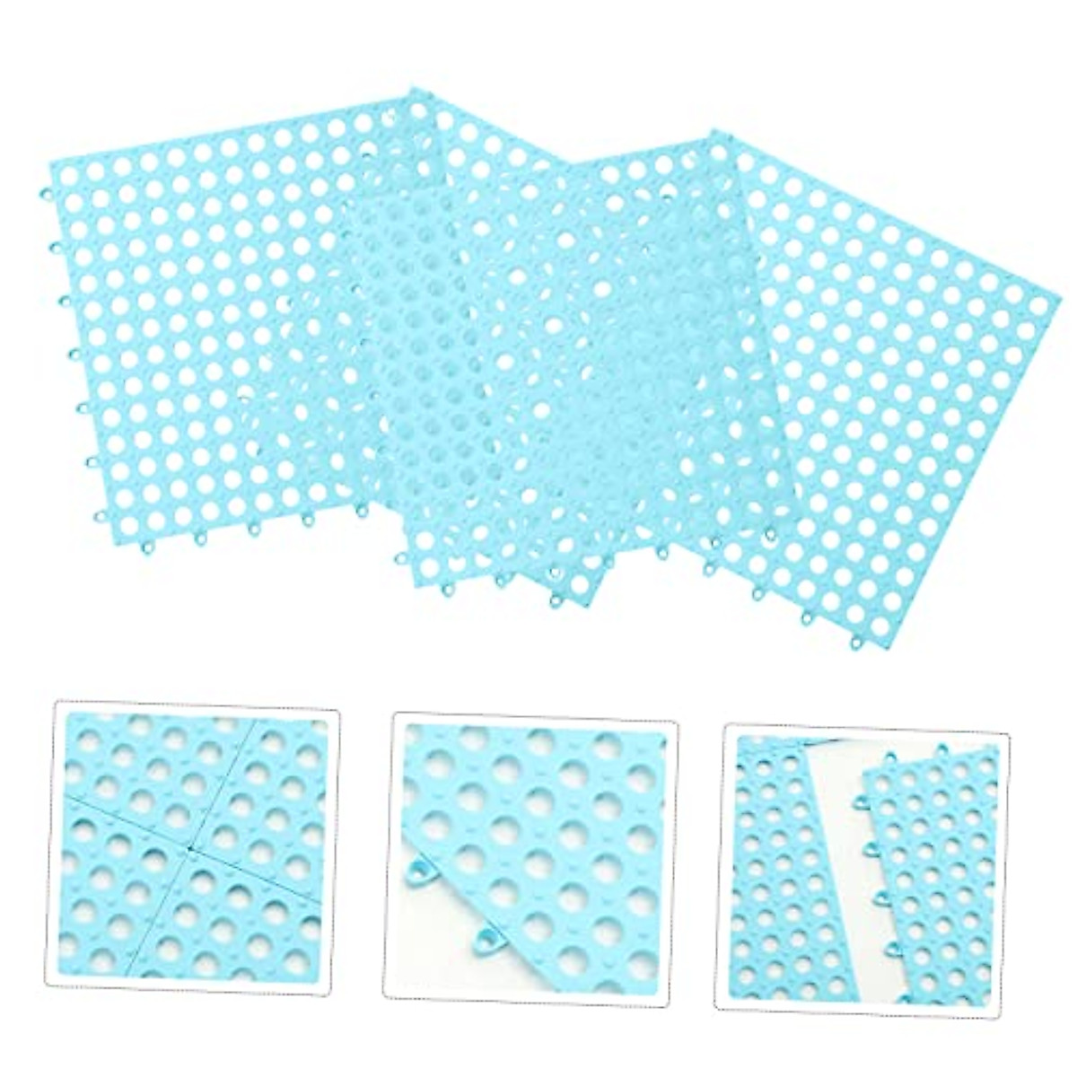 Mipcase 8 Pcs Rabbit Mats Bunny Cages for Rabbits Outdoor Outdoor+mat Outdoor Floor Mat Pet Cage Pads Chinchilla Cage Small Pet Bunny Rabbit Cage Mat Animal Cage Hole Mats Bunny Cage Pads