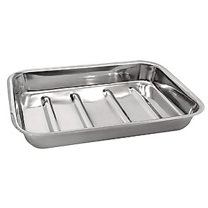 EISCO Dissection Tray, 12" x 8" Stainless Steel