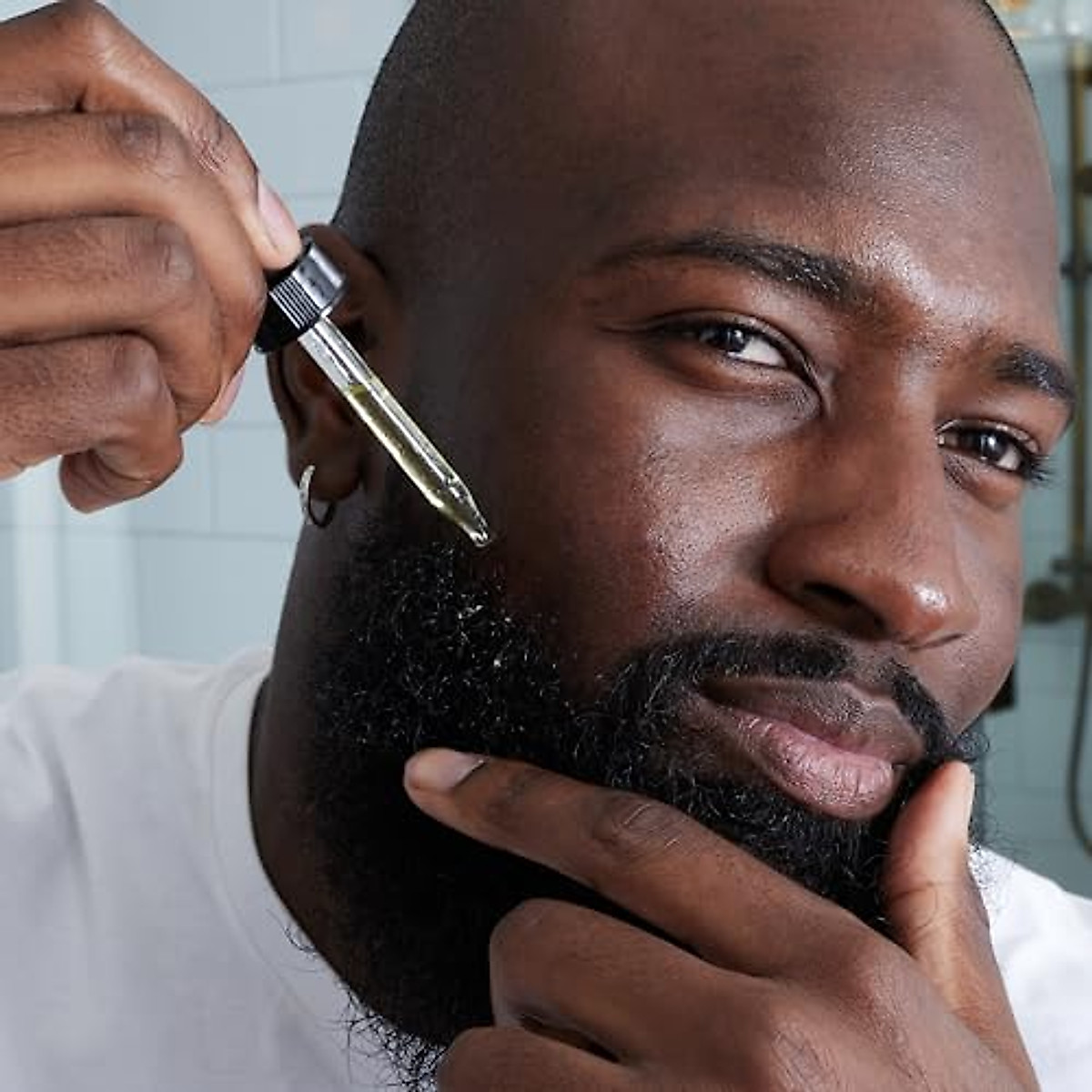 Cremo Beard Oil, Revitalizing Wild Mint, 1 fl oz - Restore Natural Moisture and Soften Your Beard To Help Relieve Beard Itch