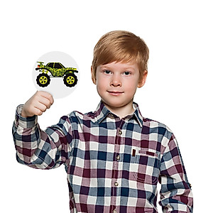 Zonon 10 Pieces Potty Training Seat Truck Potty Training Stickers for Boys Toilet Targets Color Changing Sticker Fun Pee Targets for Toddler