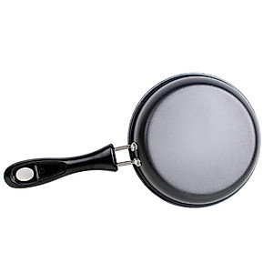 Nonstick Frying Pan Skillet, Non Stick Carbon Steel Fry Pan Egg Pan Omelet Pans, Egg Pancake Mini Non Stick Fry Frying Pan, Diameter 5 Inches