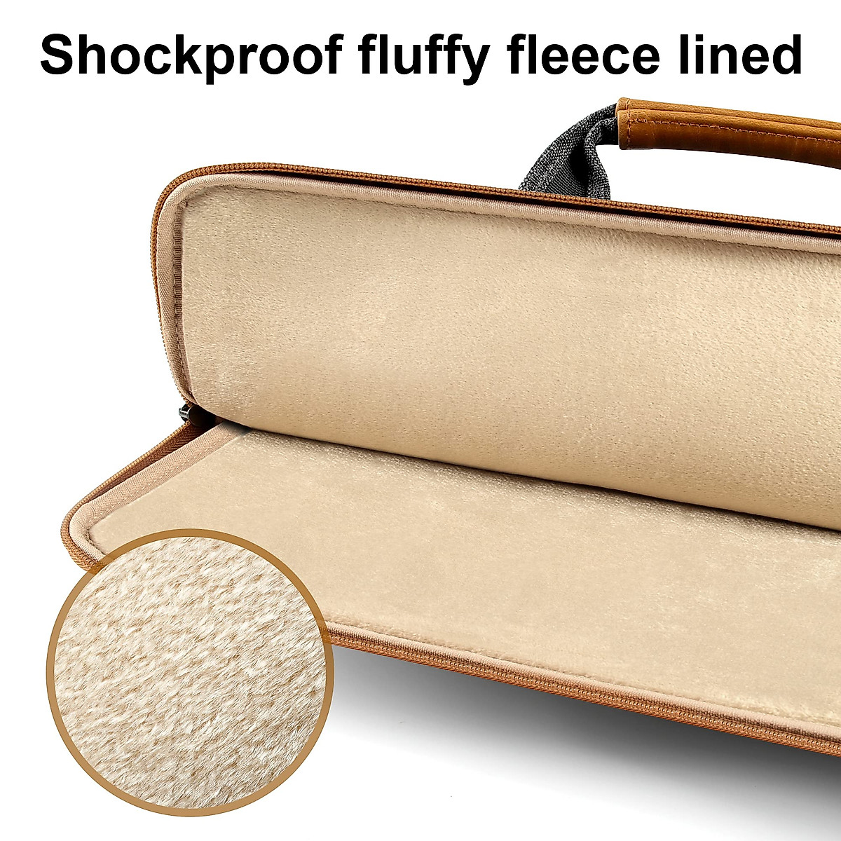 DOMISO 17 Inch Laptop Sleeve Laptop Shoulder Bag Compatible with 17.3" Dell XPS/HP Pavilion/LG Gram 17 /IdeaPad 320 / HP Omen,Dark Grey