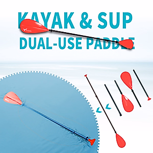 Freein SUP Inflatable Stand Up Paddle Board with Kayak Seat,Paddle Boards for Adults, Accessories sup Pump Adaptor,sup Kayak Paddle（Auqa,10'6"