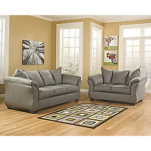 Signature Design by Ashley Darcy Casual Plush Sofa, Grayish Brown