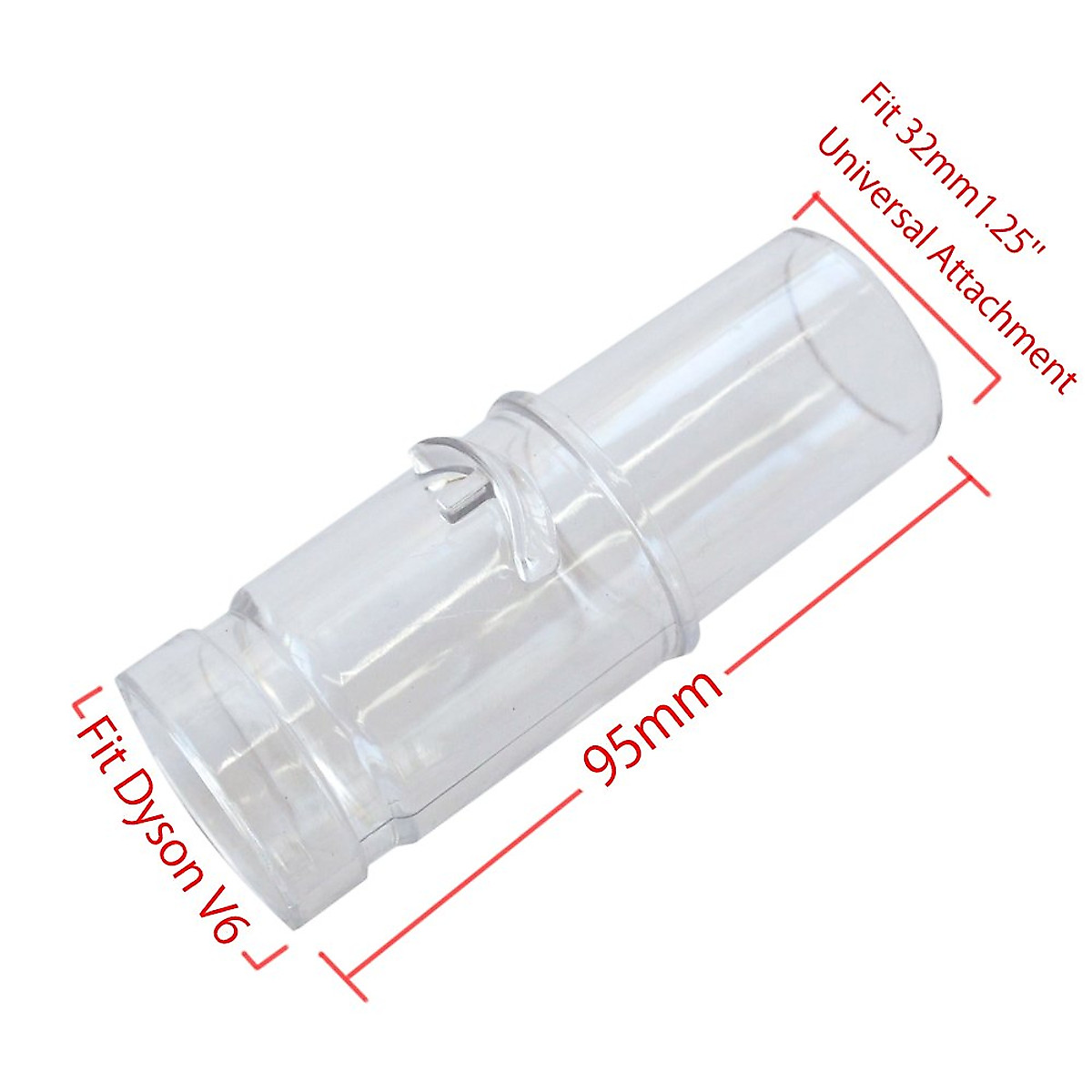 EZ SPARES Magical Adaptor Make 32mm 1.25'' Universal Vacuum Cleaner Replacement to Fit Dys DC35 V6 Vacuum Accessory Adapter Tool Hose 912270-01