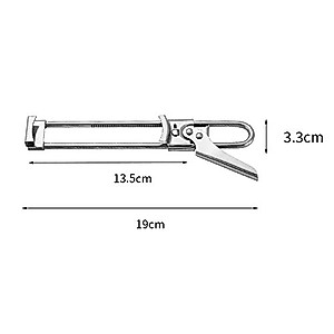 MSKJ Master Opener Jar & Bottle Opener Multifunctional Adjustable Stainless Steel Can Opener